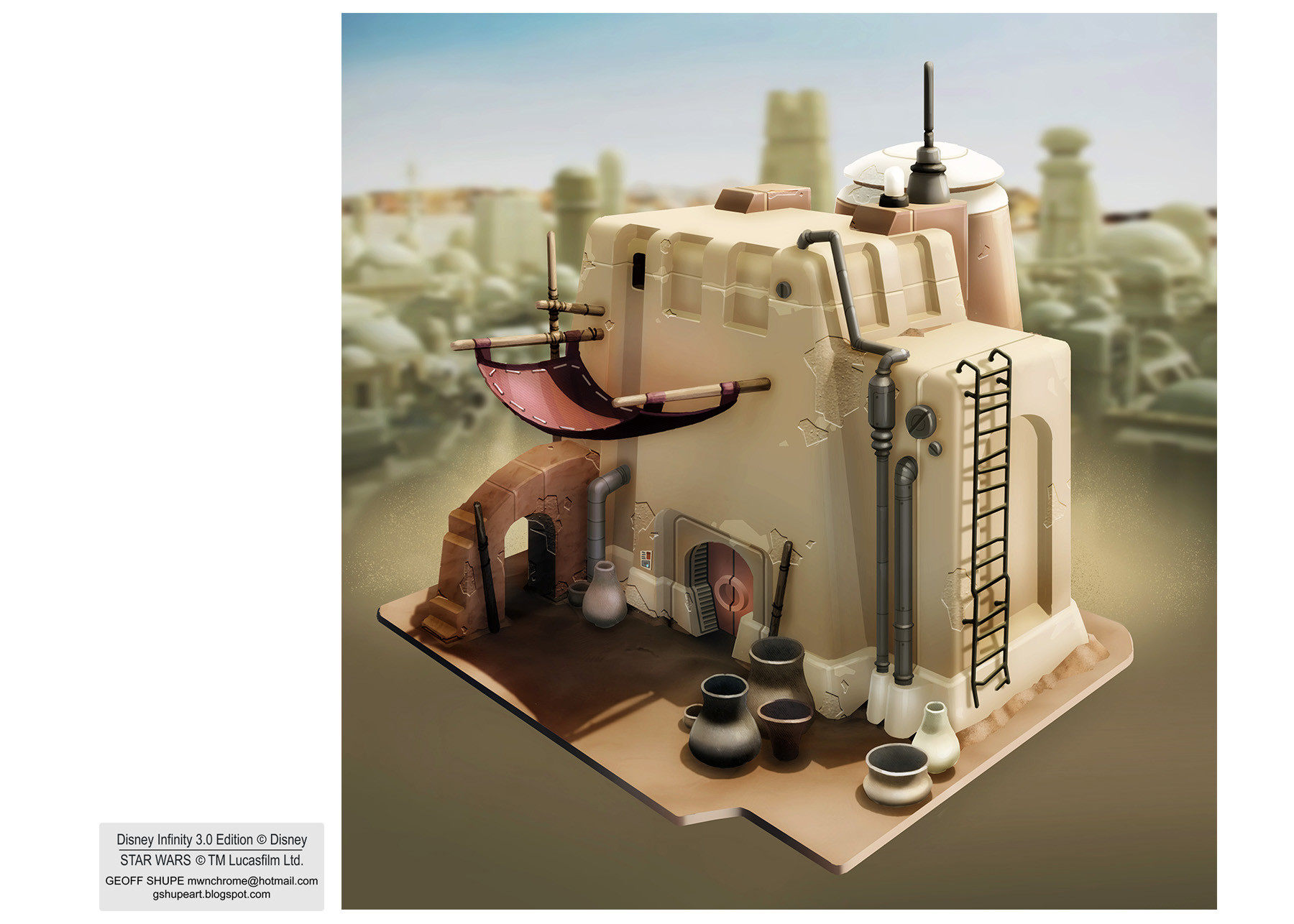 ArtStation - Disney Infinity - Tatooine Building
