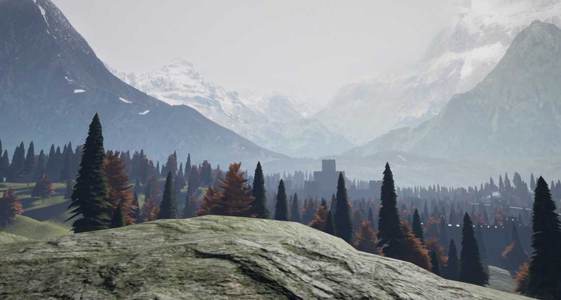 ArtStation - Forested Landscape