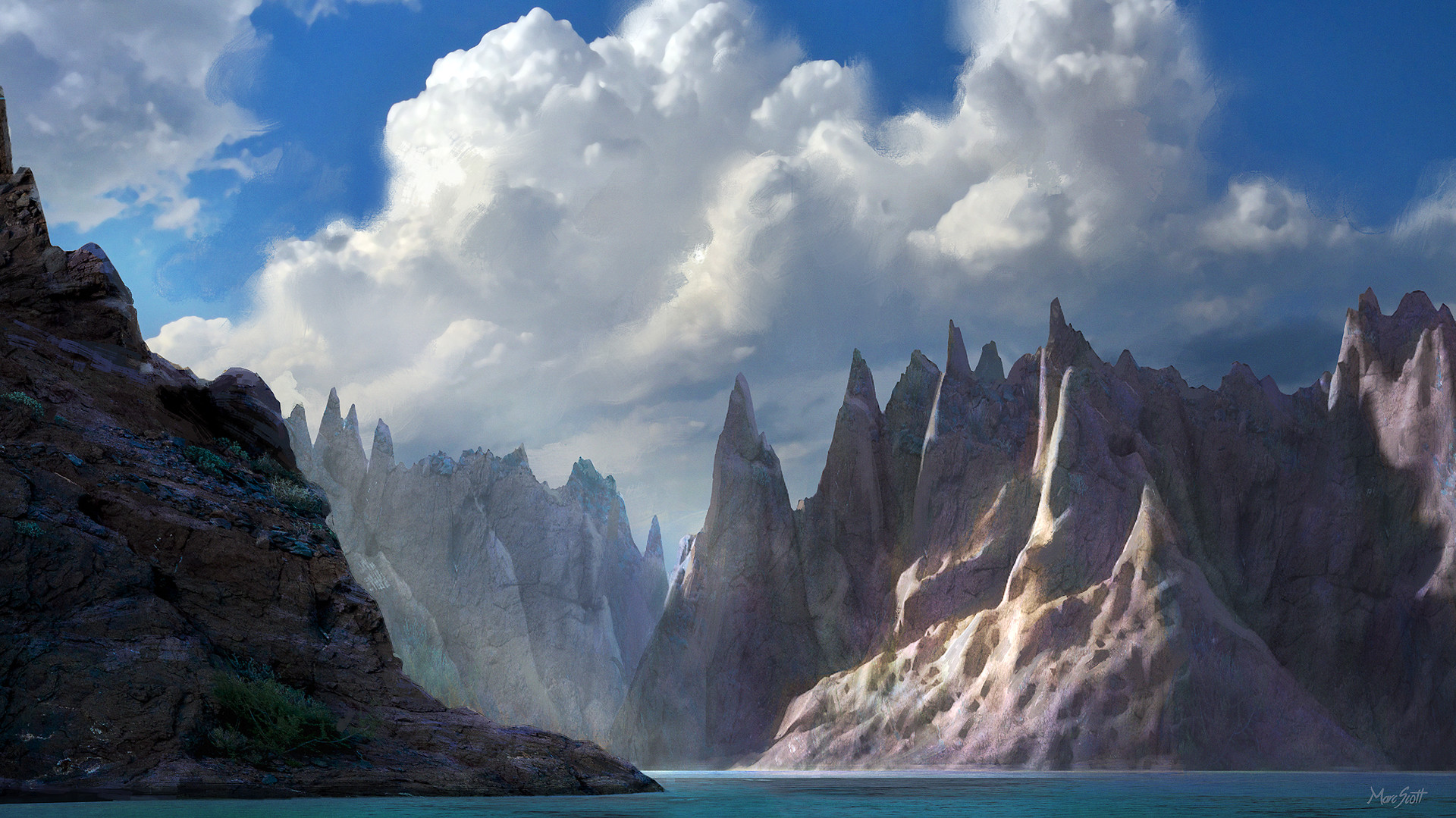 ArtStation - Landscape Study