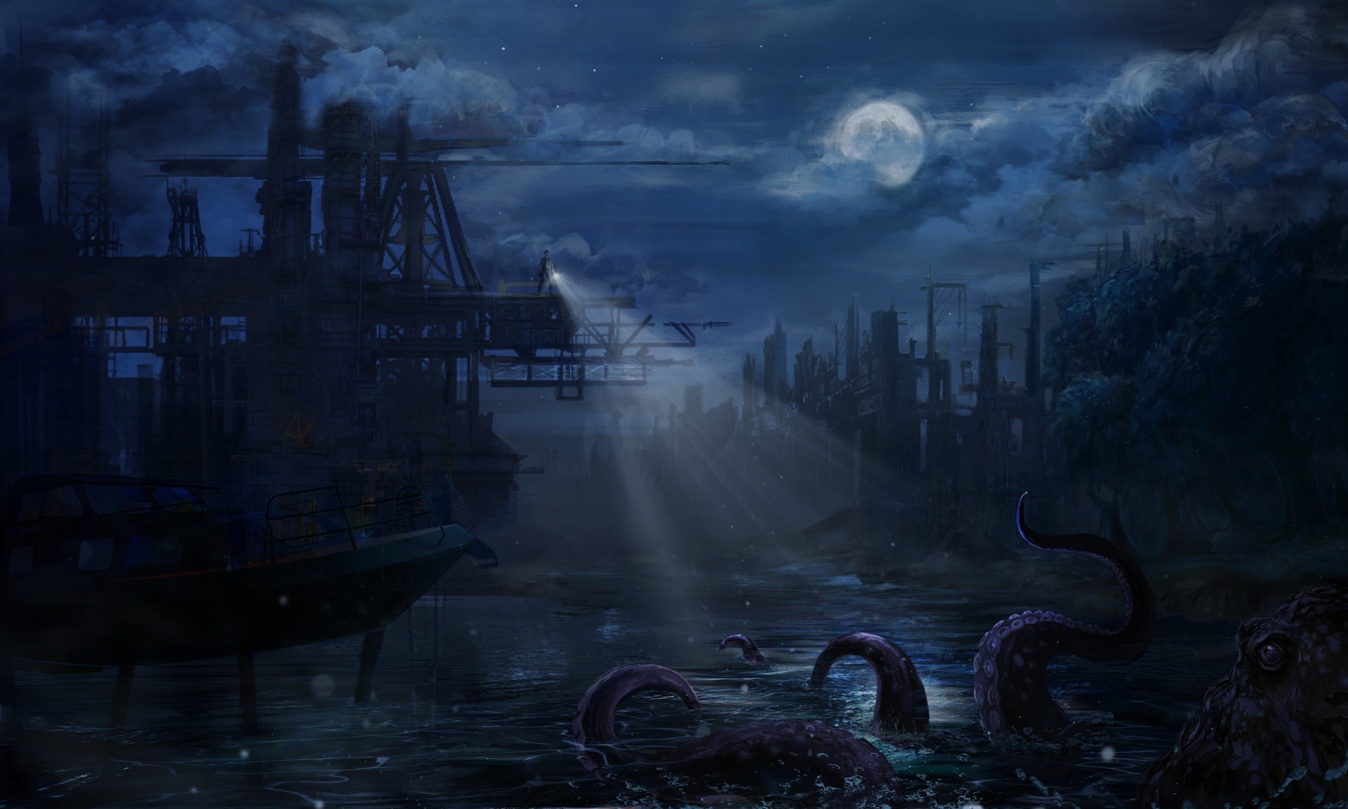 ArtStation - nightmare from the depth