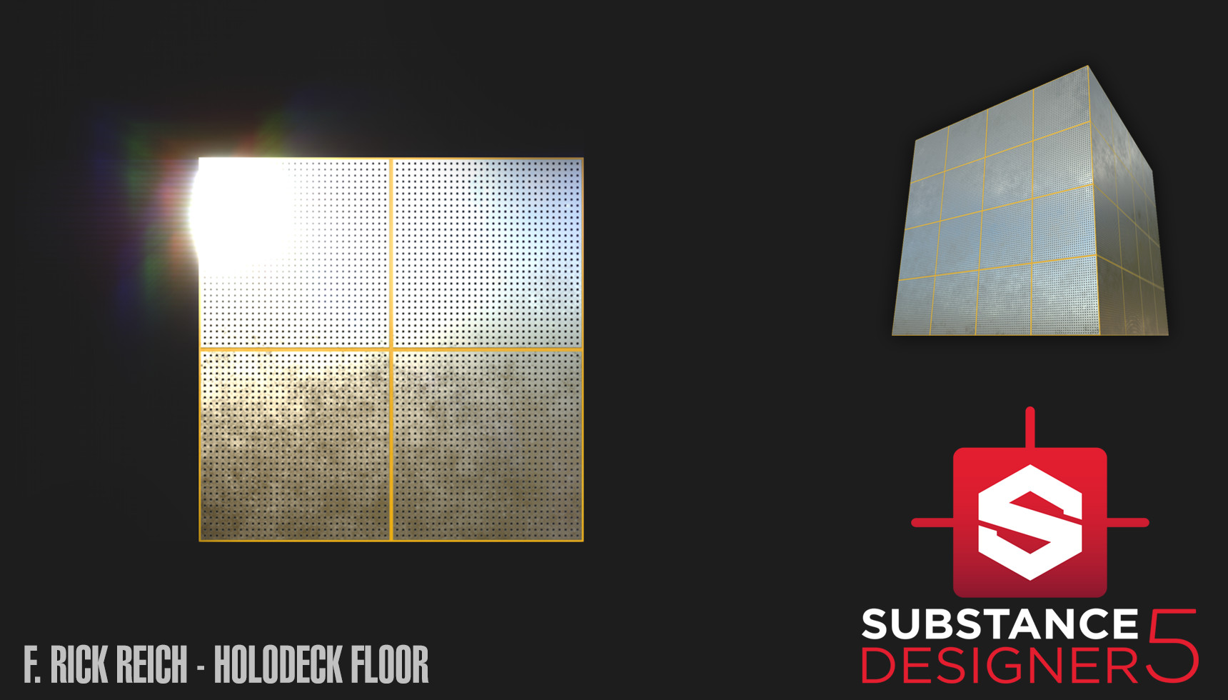 F. Rick Reich - Holodeck Floor Tile - Substance Designer 5