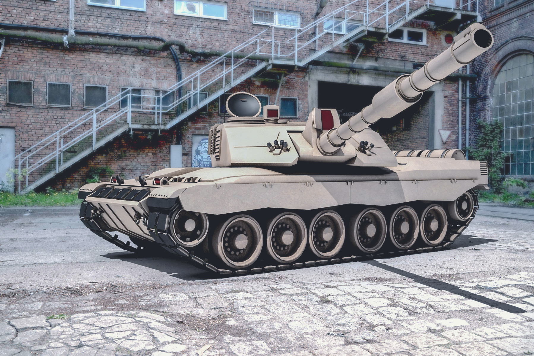 ArtStation - Challenger Main Battle Tank