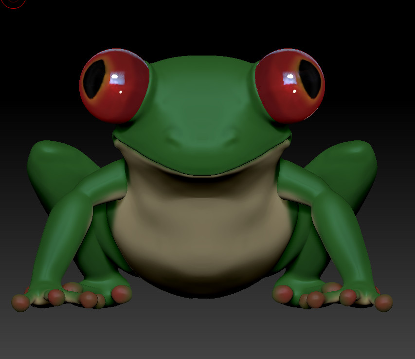 nicole 2d art - Froggy