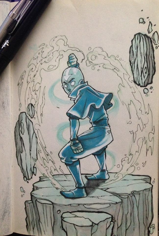 ArtStation - Aang Sketch