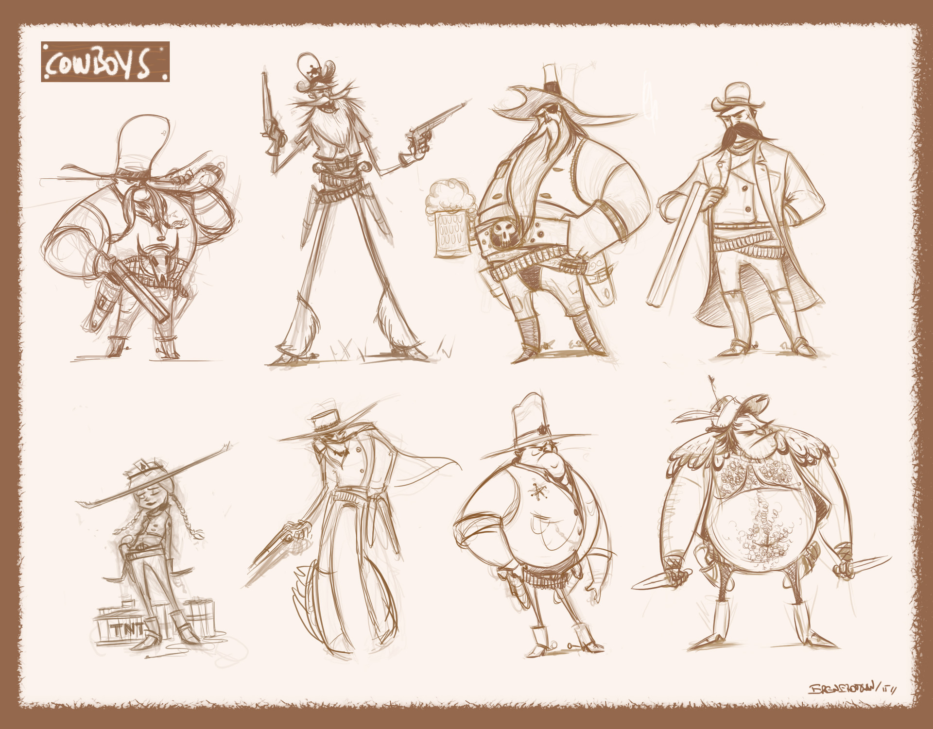 ArtStation - Cowboys