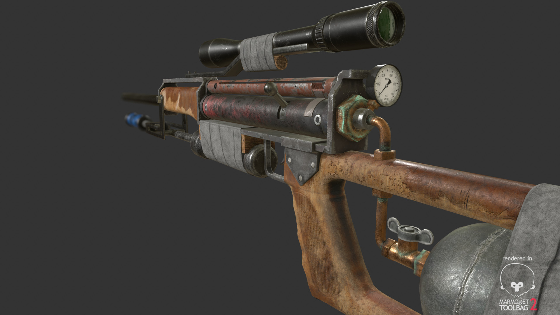 ArtStation - "Tihar" Air rifle