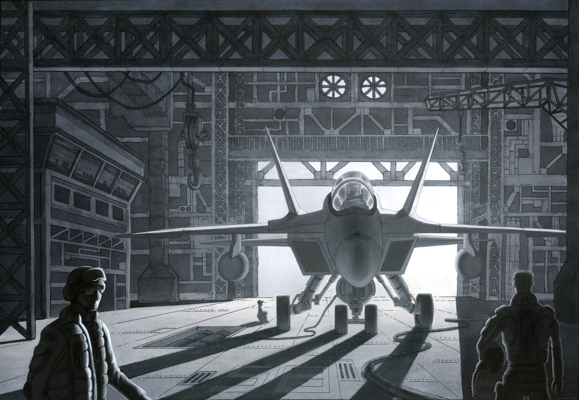 ArtStation - 1 Point Perspective Drawing