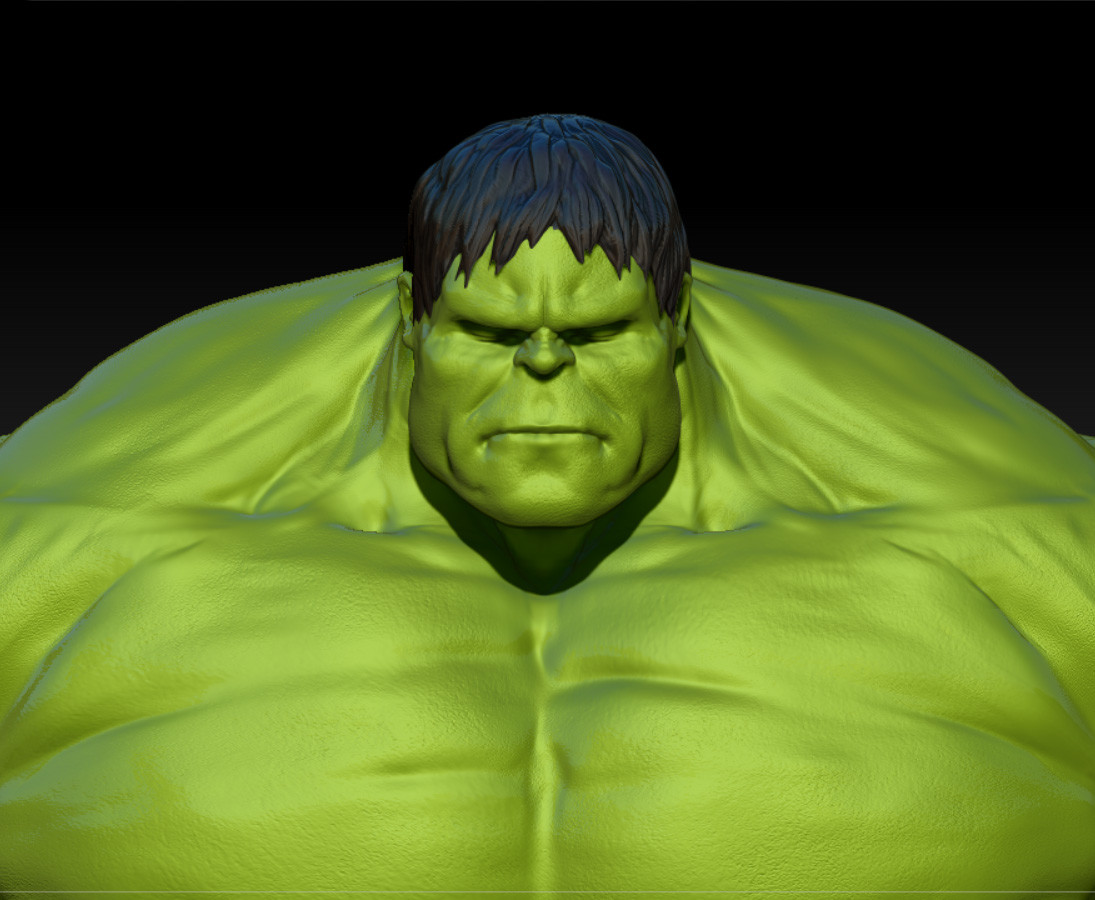 The Incredible Hulk Meditating