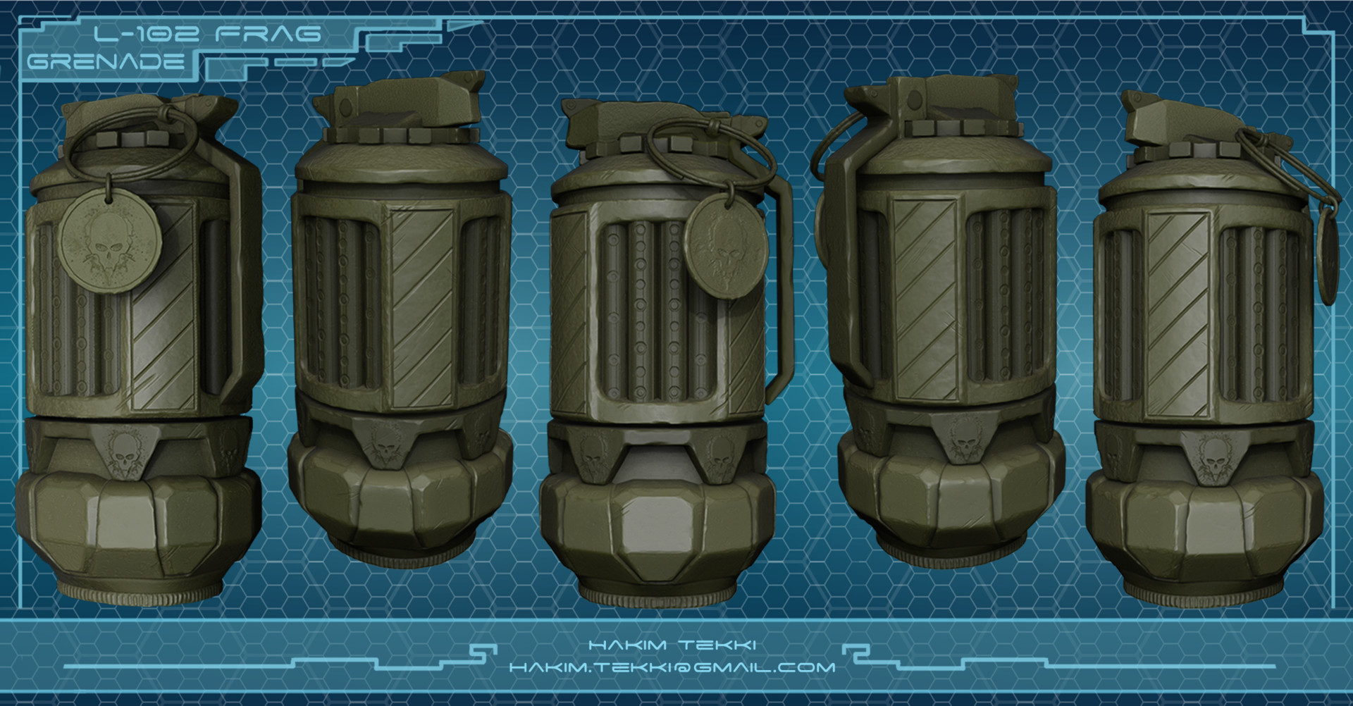 ArtStation - Frag Grenade