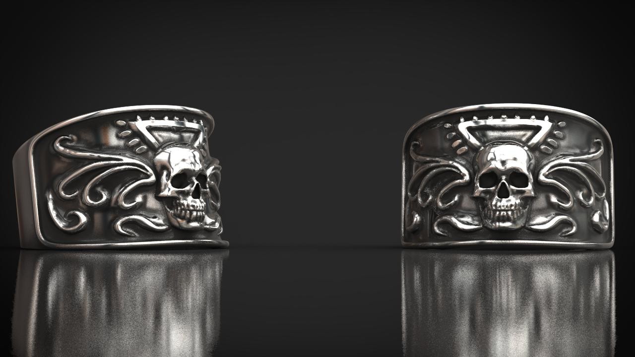 ArtStation - Ring skull exercise