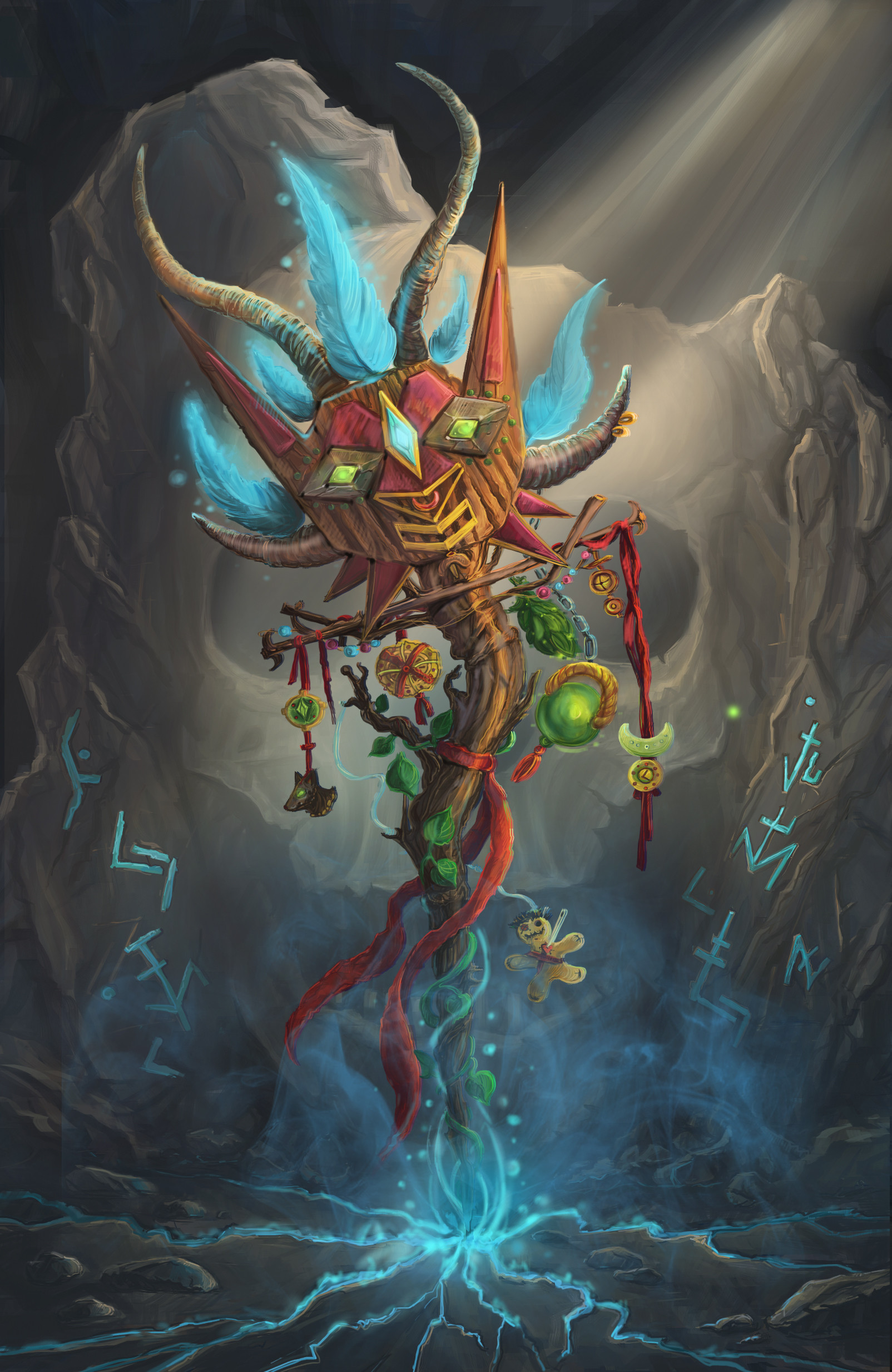 ArtStation - staff of the shaman