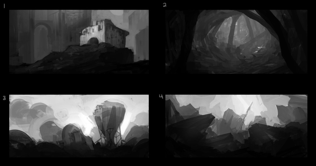 ArtStation - Environment Roughs