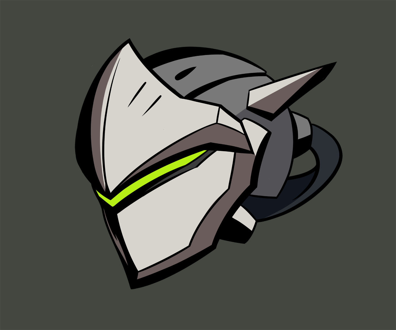 how to draw genji head