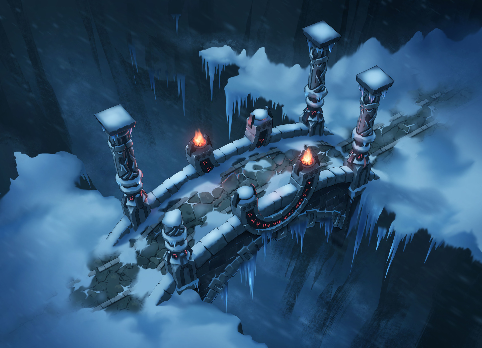 ArtStation - Snow Bridge