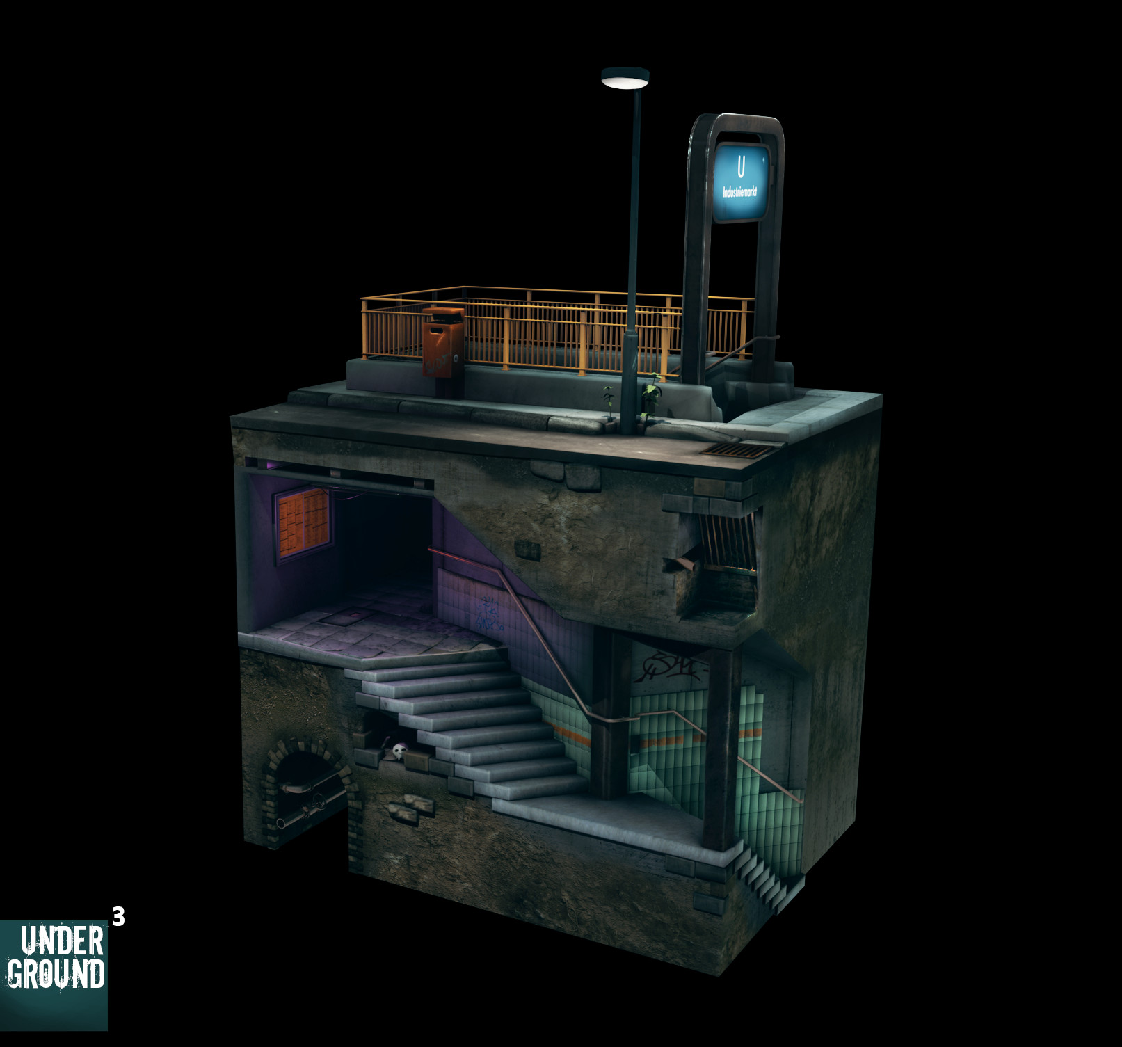 ArtStation - Underground Cube