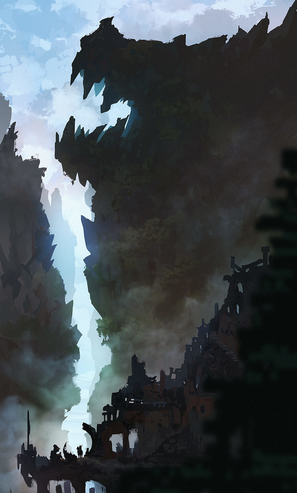 ArtStation - Dragon caves