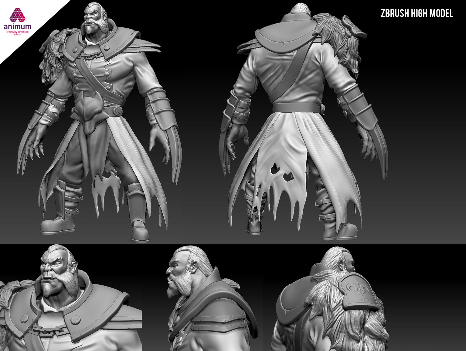 ArtStation - Lycan Dota 3D Model (High Model Sculpt)