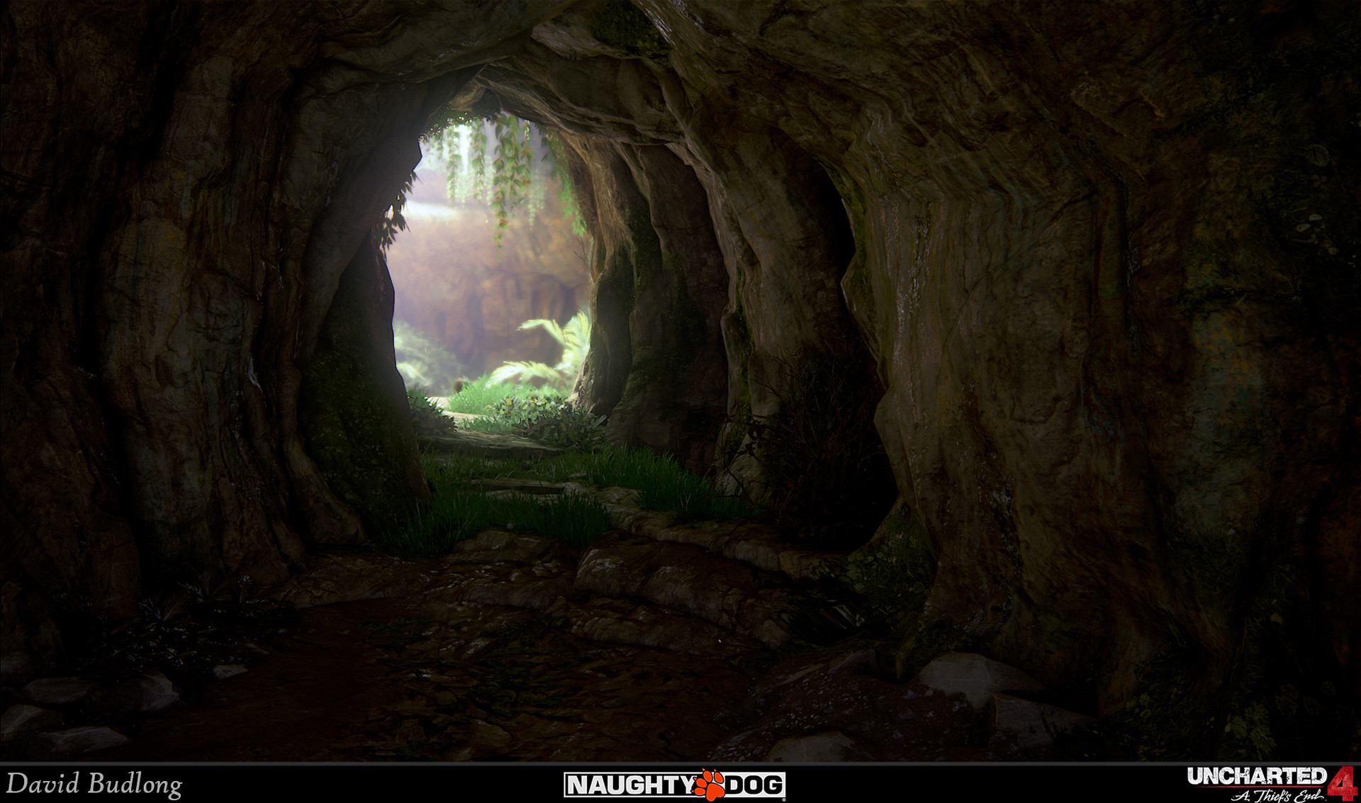 ArtStation - Uncharted 4 Cave Dark Tunnel