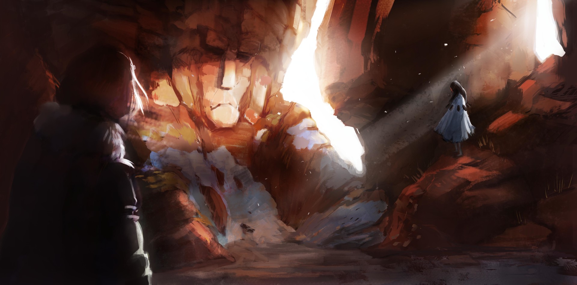 ArtStation - Meeting Grandmother.