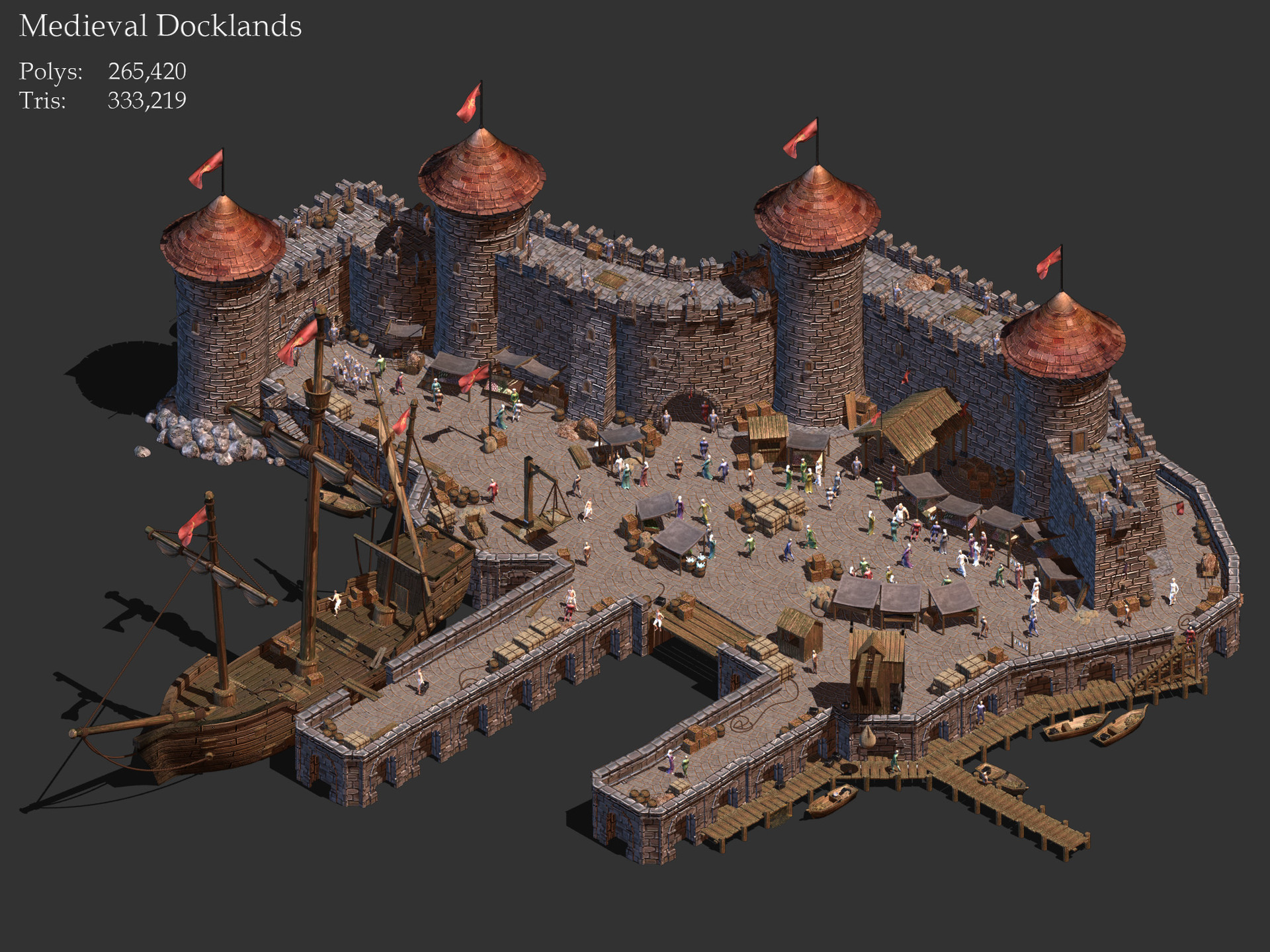 ArtStation - Fantasy Medieval Buildings