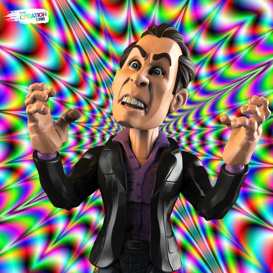 Brian Baity - Nick Cage stylized designer figurine