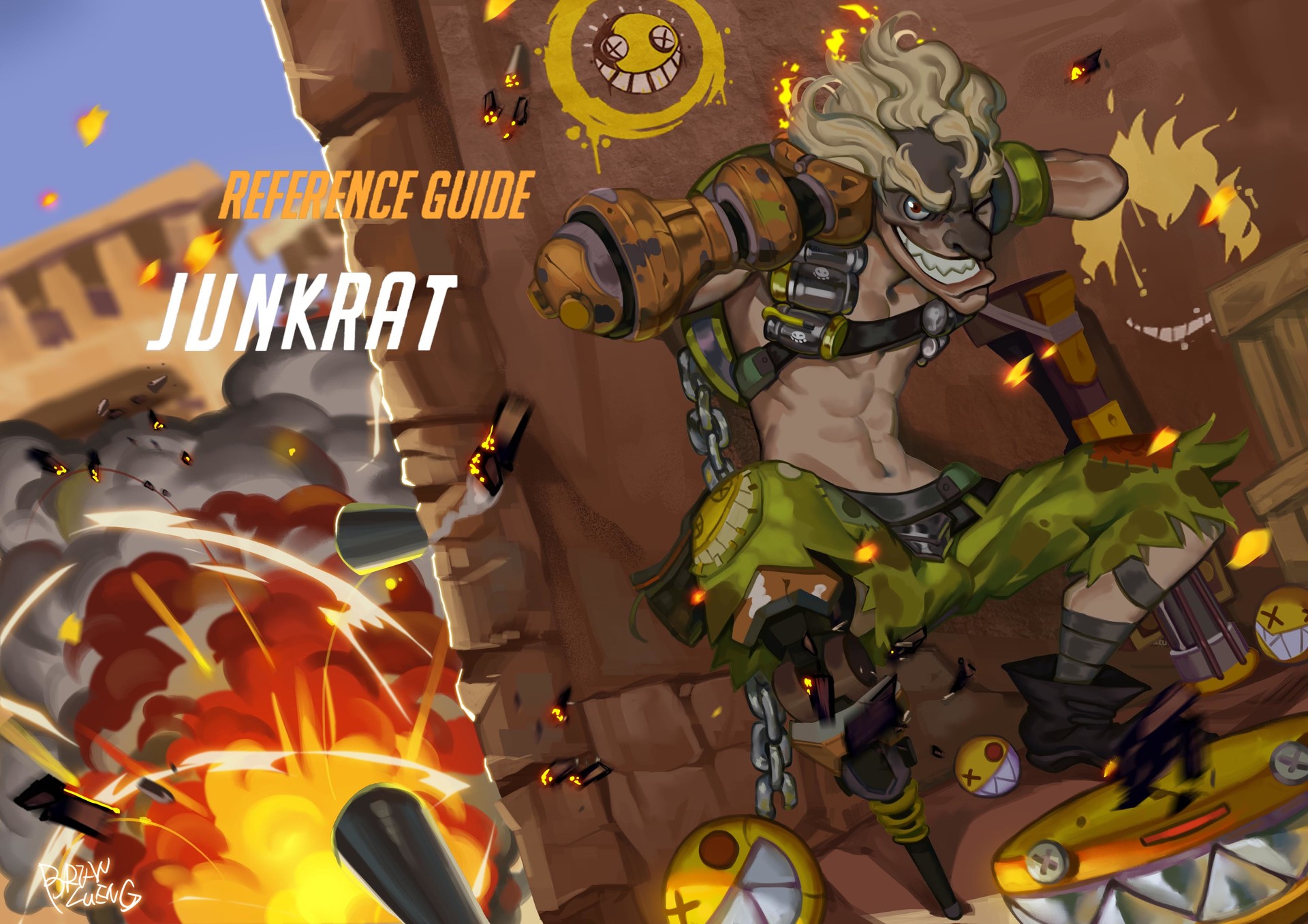 ArtStation - OVERWATCH-Junkrat