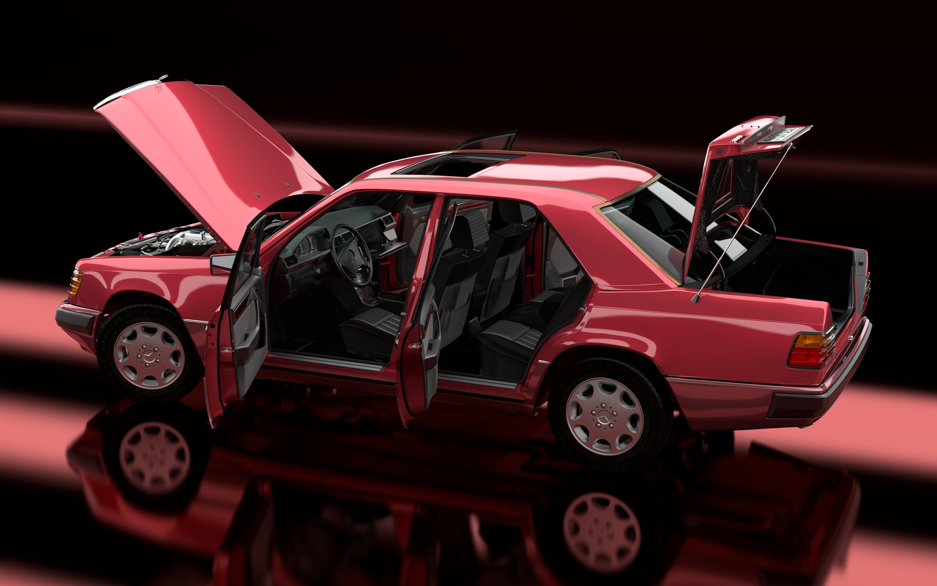 ArtStation - Mercedes-Benz W124