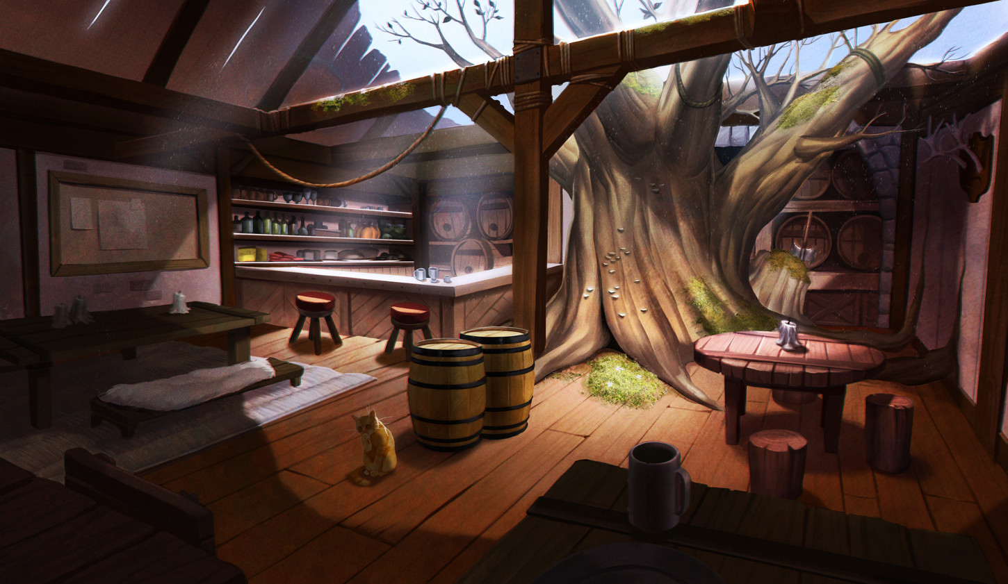 ArtStation - Tavern / Bar