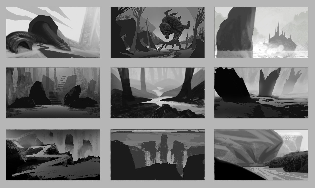 ArtStation - Thumbnail Sketches