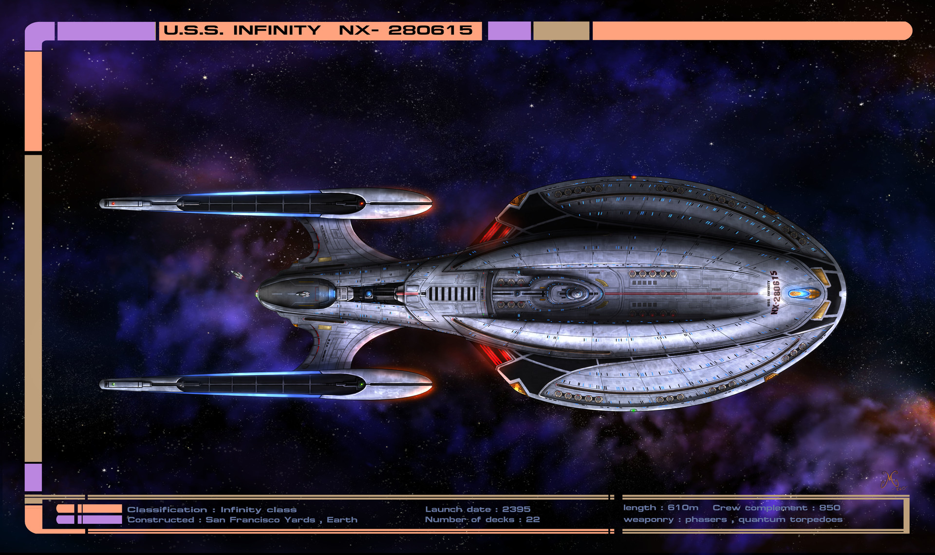 ArtStation - Infinity Dorsal view