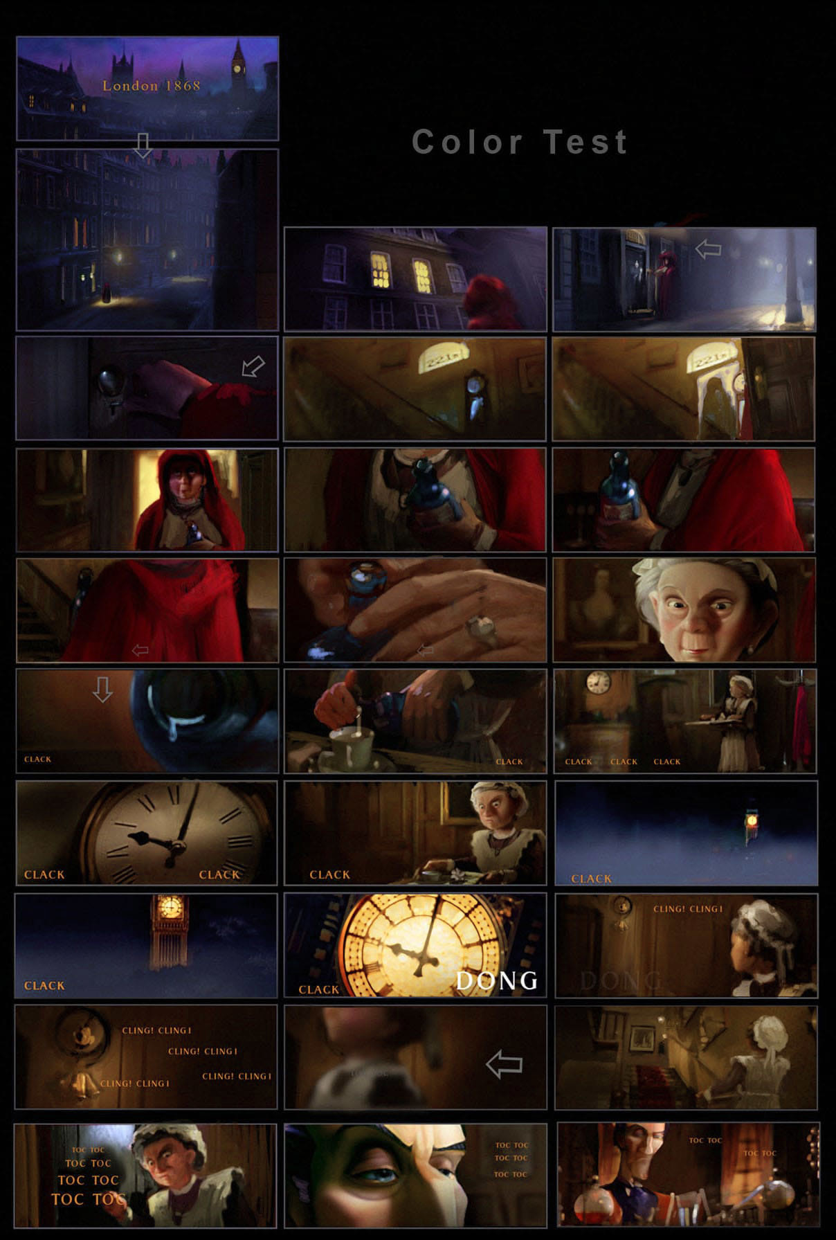 ArtStation - "Color test Sherlock Holmes short"
