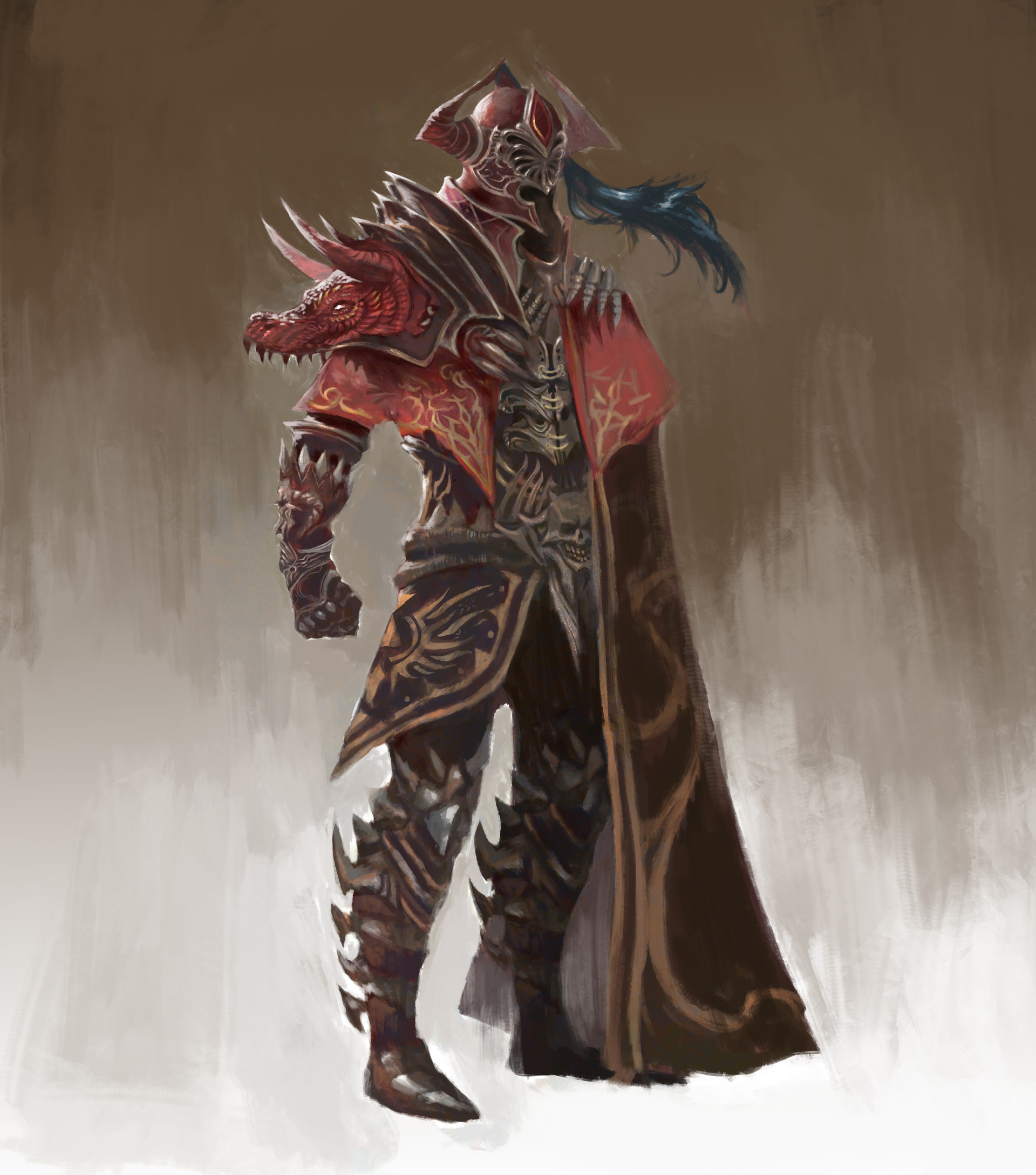 ArtStation - The Demon Dragon