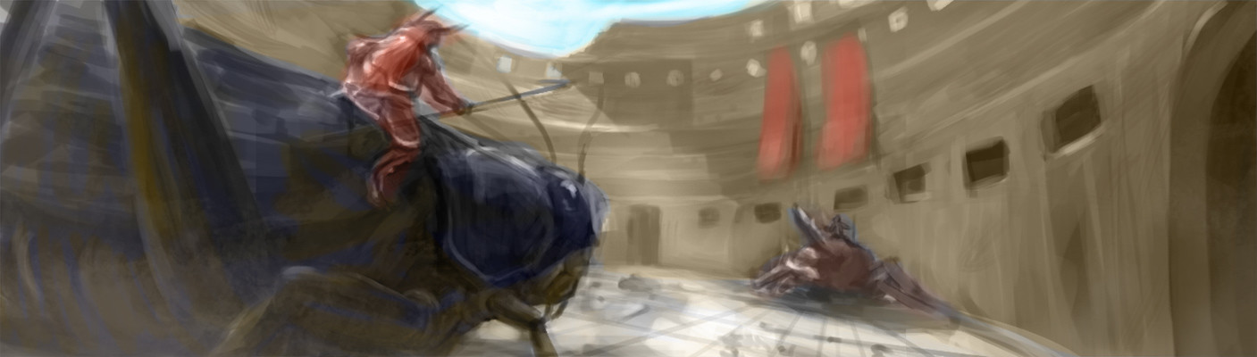 Ye Cao - Quick Sketch Concept - Colosseum