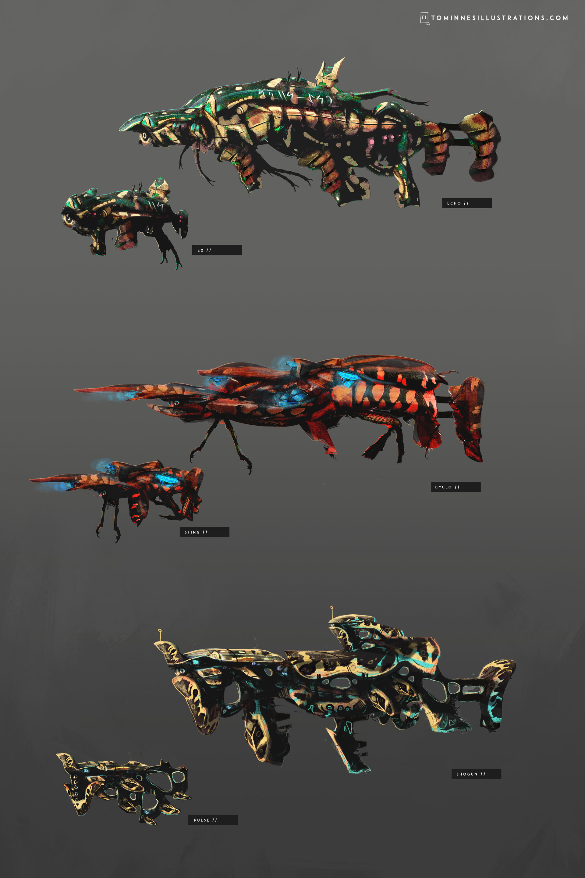 ArtStation - BUG GUNS