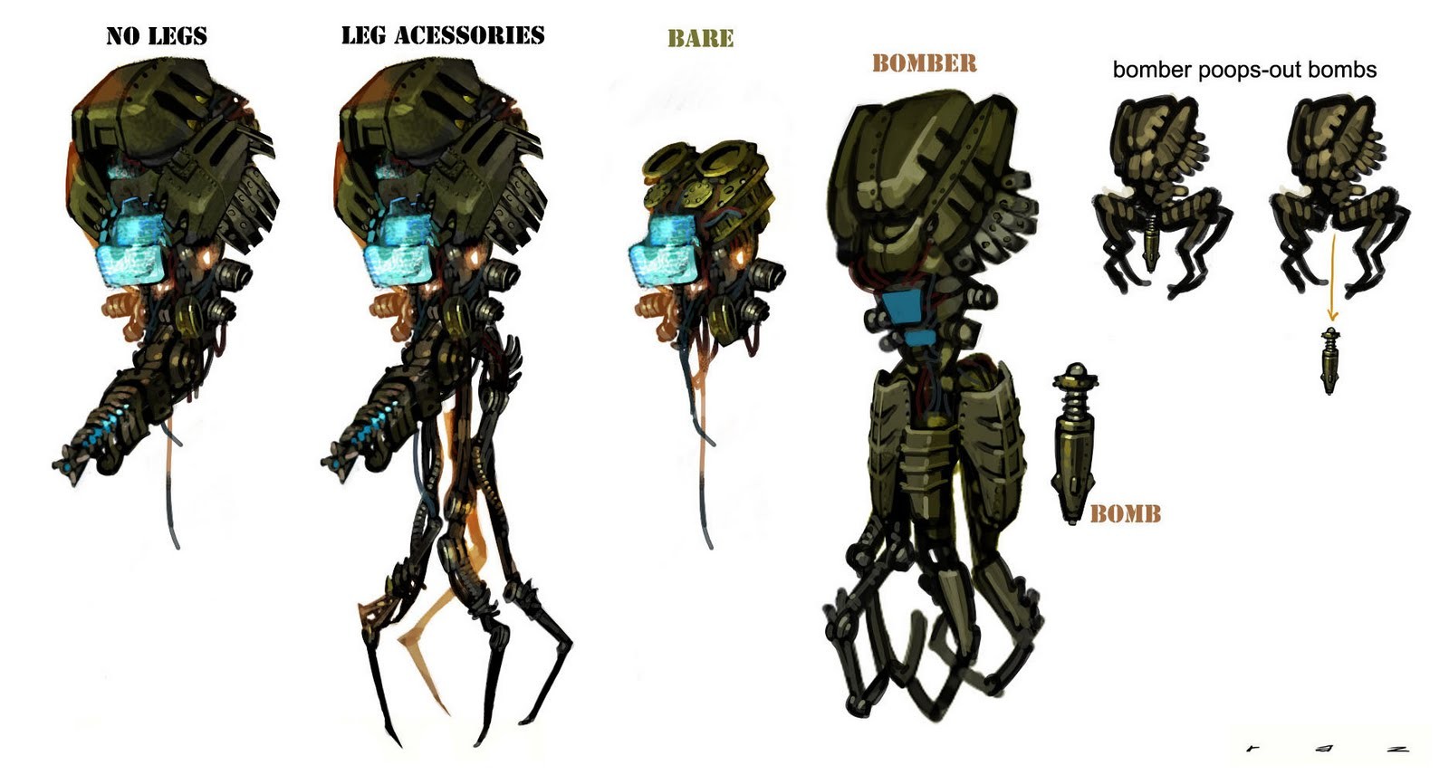 ArtStation - IRON BRIGADE - Enemy Concepts