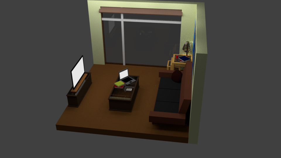 ArtStation - Isometric Living Room