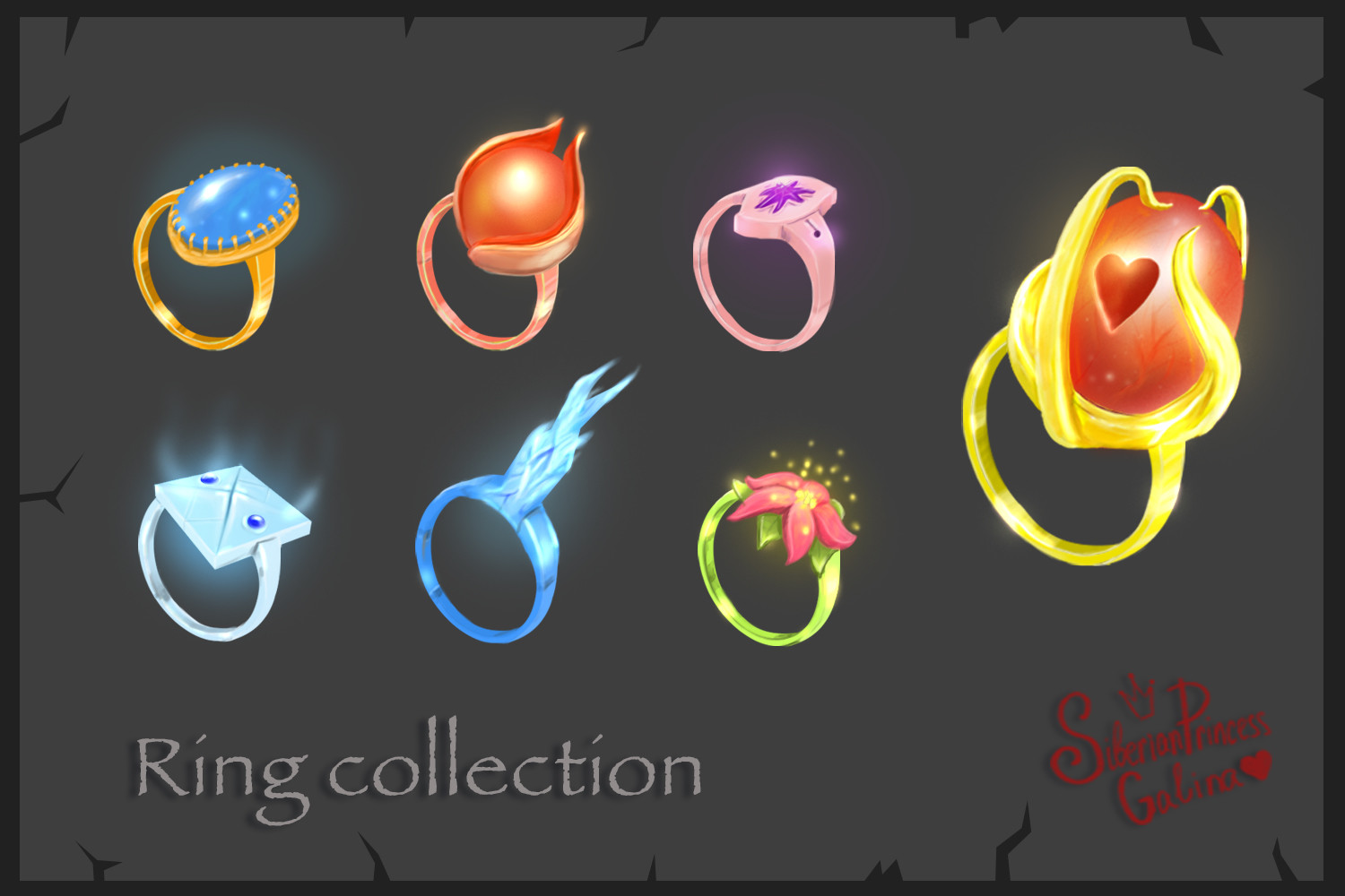 ArtStation - Finger rings