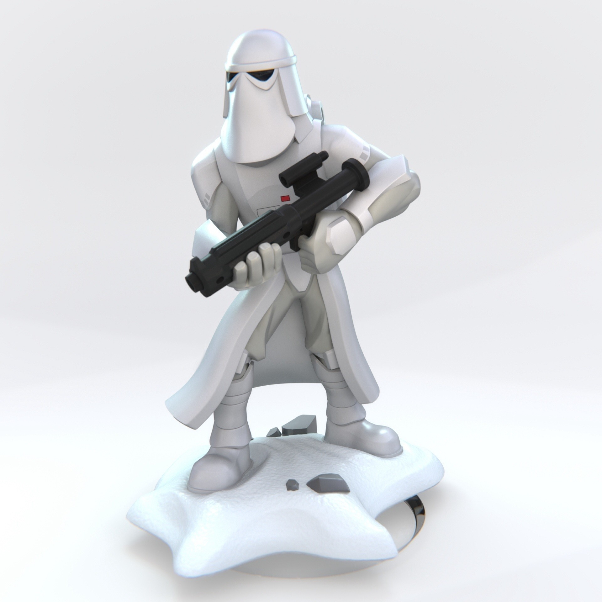 ArtStation - Disney infinity Snow Trooper