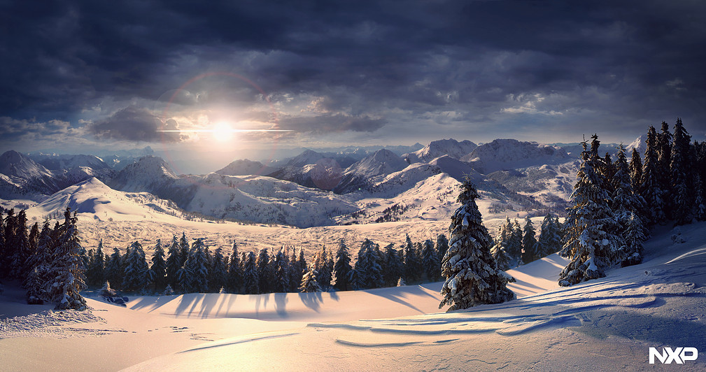 ArtStation - Landscape for parallax project