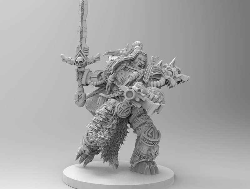 ArtStation - Primarch of Space Wolves