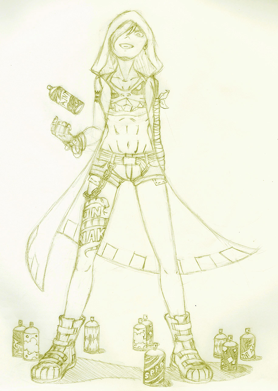 ArtStation - Spray Girl