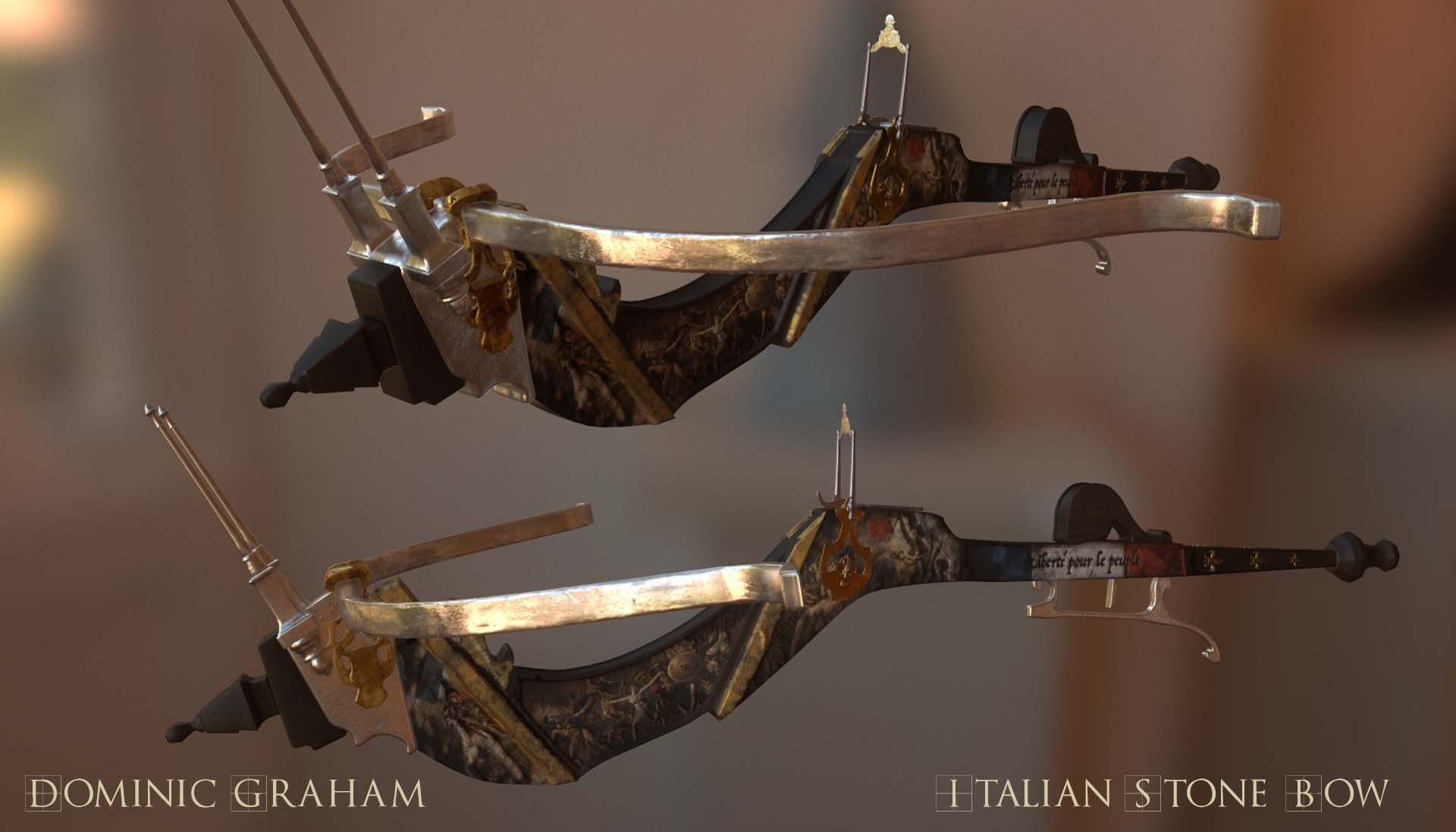 ArtStation - Italian Stone Bow Final