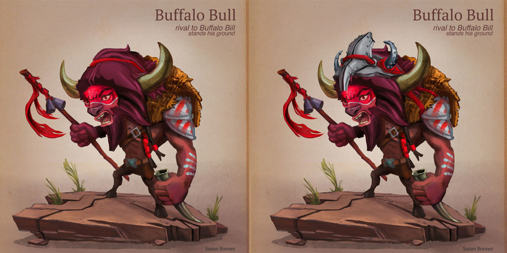 Susan Bonner - Buffalo Bull