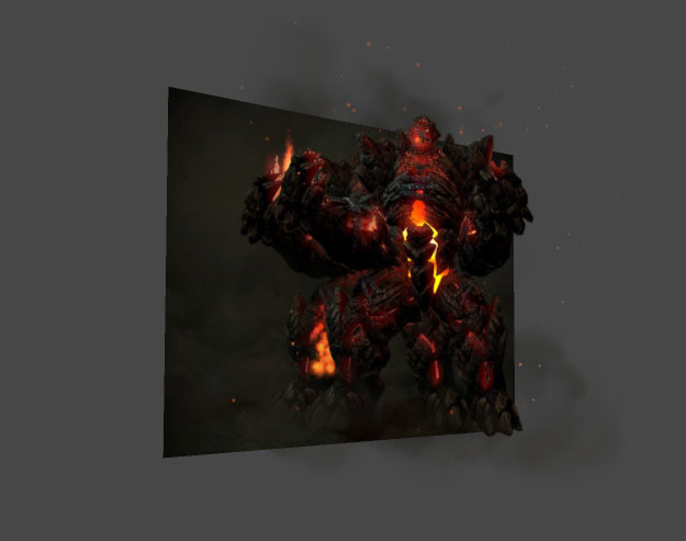 Ilia Bakhtin - 3D Image VFX: The FIre Golem