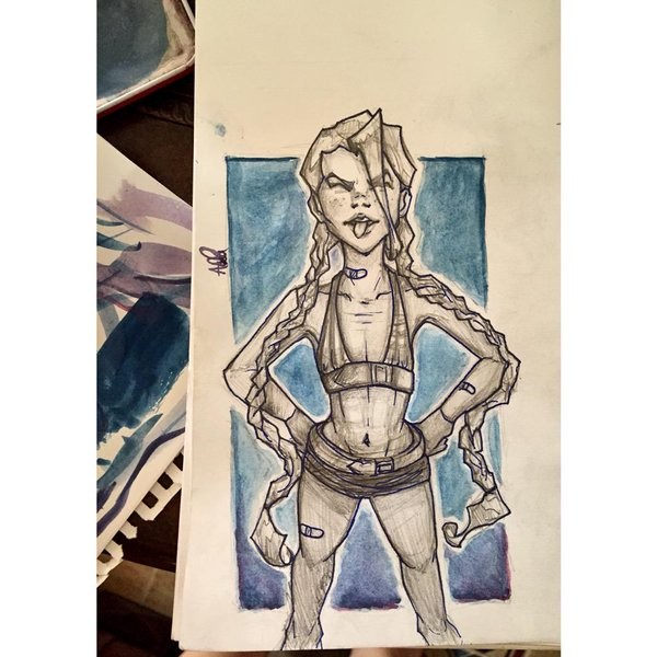 ArtStation - Jinx sketch