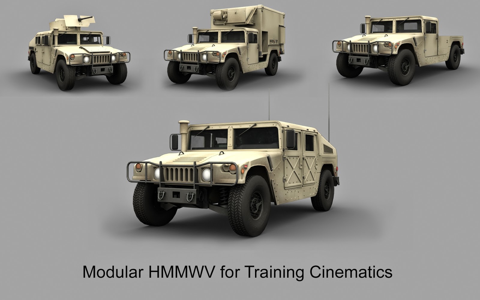ArtStation - Modular HMMWV