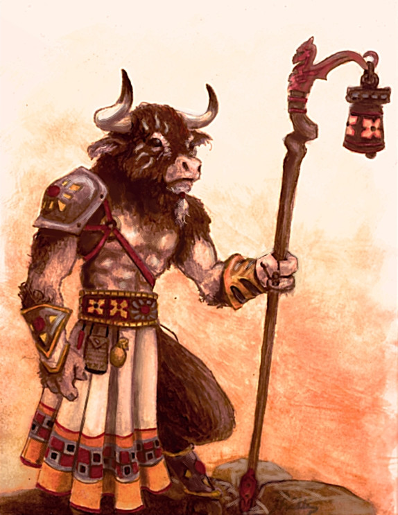 ArtStation - Minataur Mage