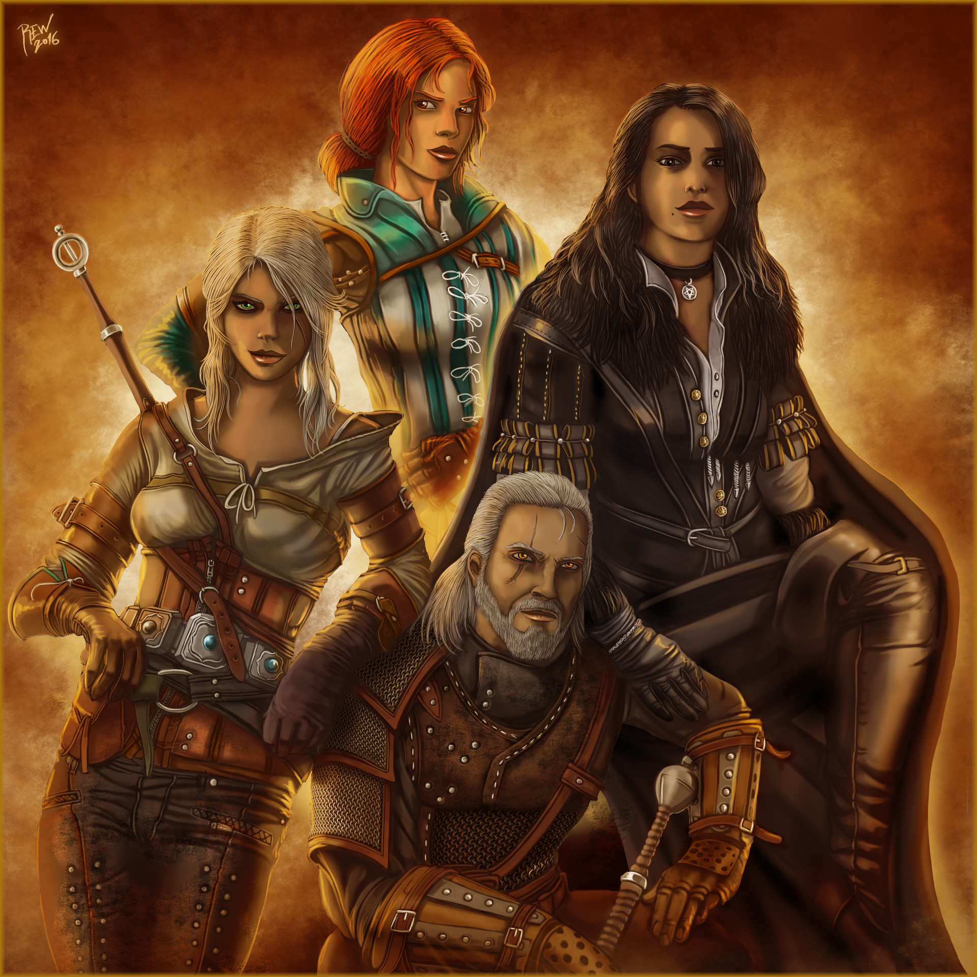 ArtStation - The witcher