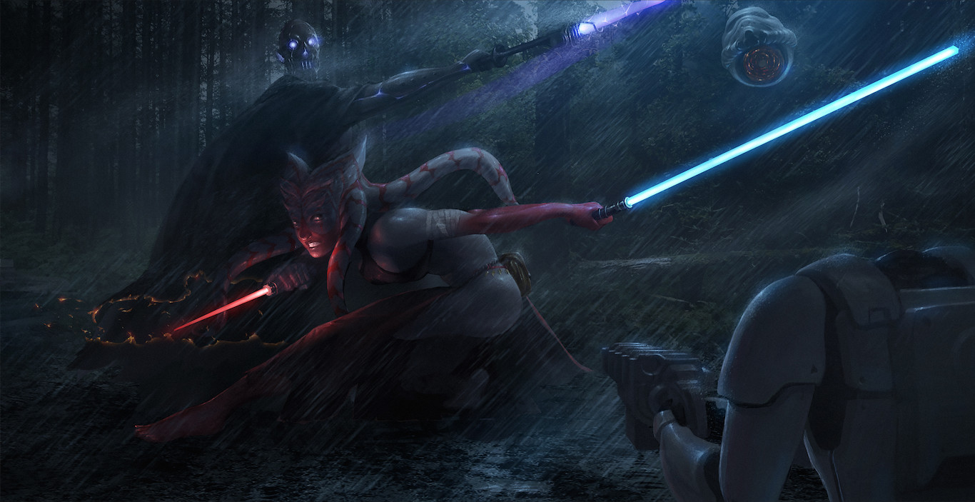 ArtStation - Star Wars：Mixed blood Warrior