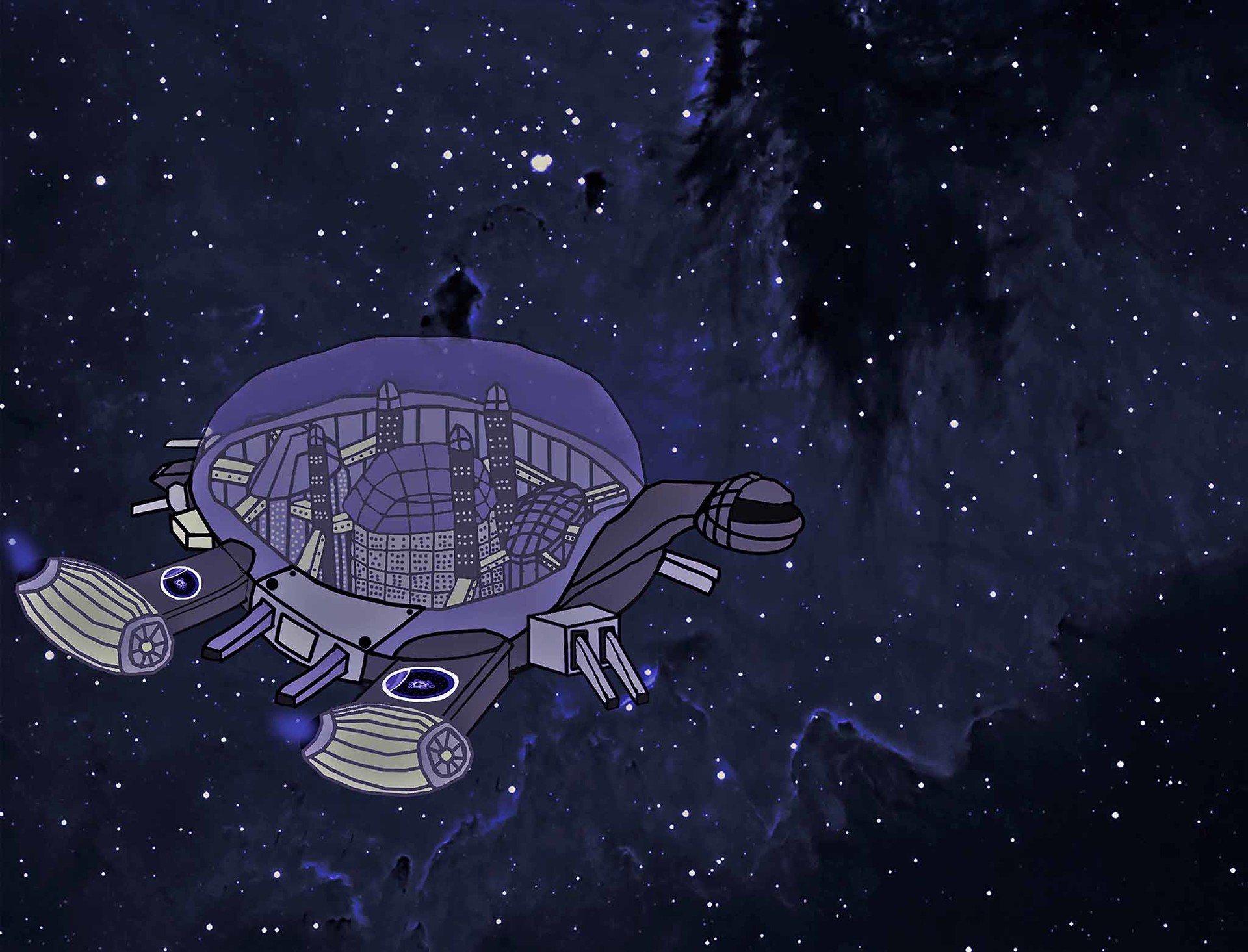 ArtStation - Tortoise-Spacecraft